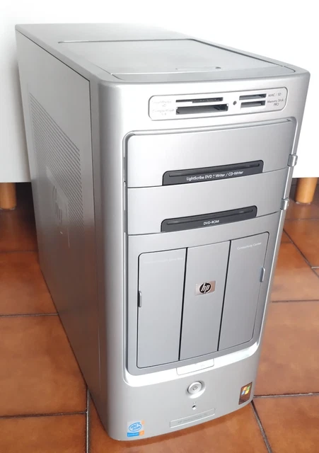 WINDOWS XP SP3 32 bit pentium 4 intel pc desktop HP m7091 parallela ati ...
