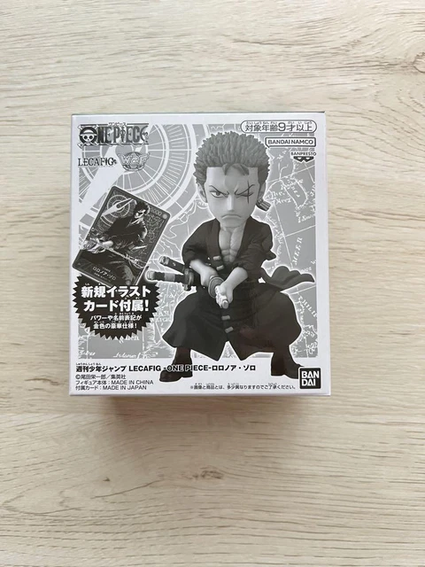 ONE PIECE CARD Game Leader Card Figure Set LECAFIG Roronoa Zoro Limited ...