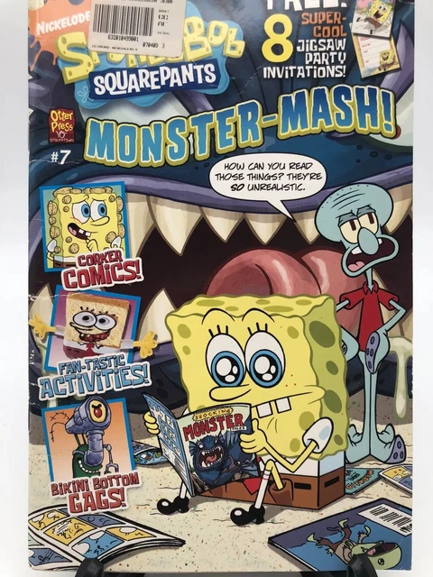 NICKELODEON SPONGEBOB SQUAREPANTS Comic Magazine #7 Monster Mash $9.95 ...