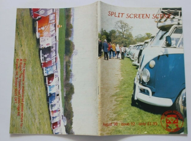 VW BUS T1 Bus Bulli - Split Screen SSVC Club - UK engl. Fan Magazin ...