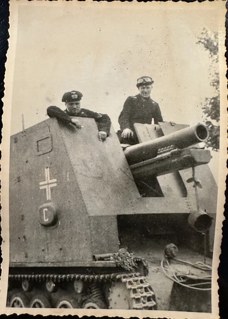 GERMAN PHOTO WW2 ARCHIVE : STURMPANZER I Bison _ 15-cm sIG 33 EUR 13,99 ...