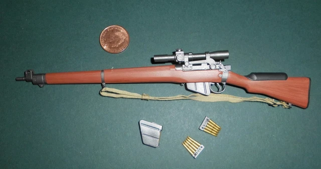 1/6TH SCALE BRITISH Lee Enfield no 4 Rifle with sights for 12" action ...