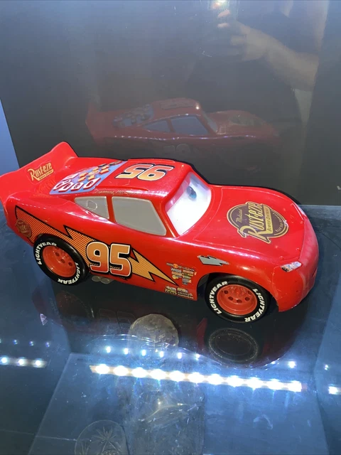 DISNEY PIXAR FAST TALKIN LIGHTNING MCQUEEN CAR PROGRAMMABLE TALKS ...