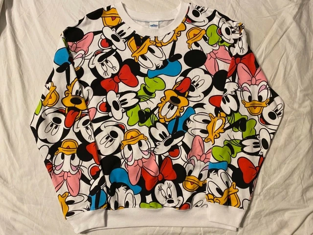 MICKEY MOUSE DISNEY World GOOFY movie Women’s JUNIORS New Long Sleeve ...