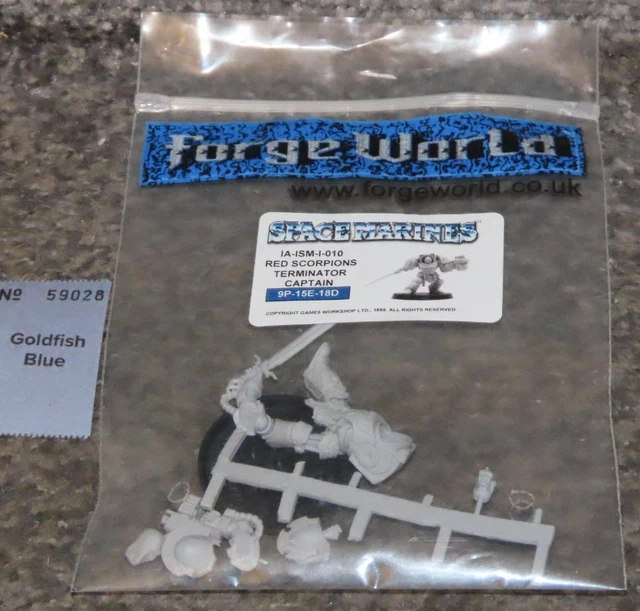 FORGEWORLD WARHAMMER 40K Red Scorpions Terminator Captain Carab Culn ...