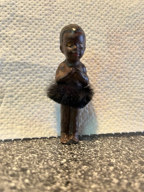 PÜPPCHEN FÜR PUPPENHAUS, Spielzeug Puppenstube, DDR Afrikamädchen EUR 4 ...