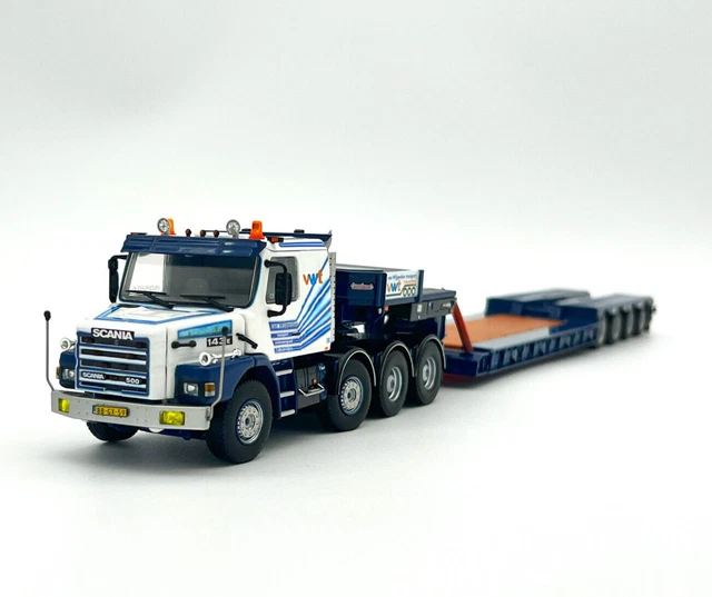 SCANIA 143 TORPEDO 8x4 lowloader"Van Wijgerden Transport" WSI truck ...