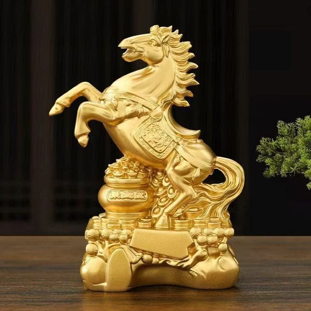 CHINESE NEW YEAR Horse Statue 2026 Sign Horse Figure Rich Meaning £4.57 ...