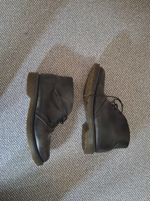 DOC MARTENS DR. Martens Boots Matt Black Size 9 £30.00 - PicClick UK