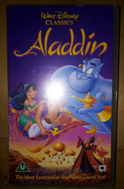 DISNEY'S ALADDIN (VHS Film - 1994). Classic family film. In very good ...