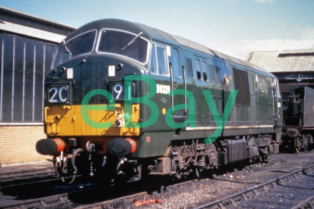 35MM RAILWAY SLIDE of Class 22 D6329 @ Newton Abbot diesel depot £4.99 ...