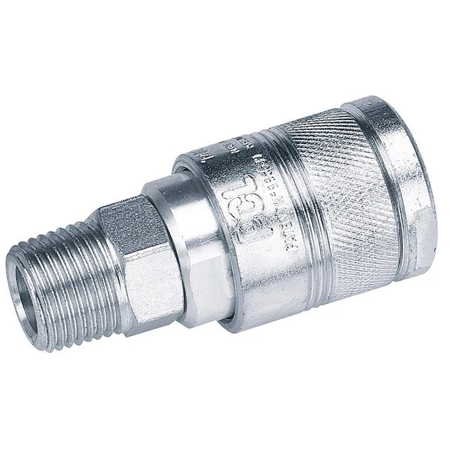 DRAPER 1/2& BSP Male Thread Air Line Coupling Sold Loose 25815 $99.82 ...