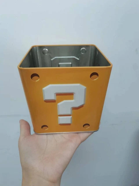 THE SUPER MARIO BROS. MOVIE Question Mark Tin Bucket Popcorn Storage ...