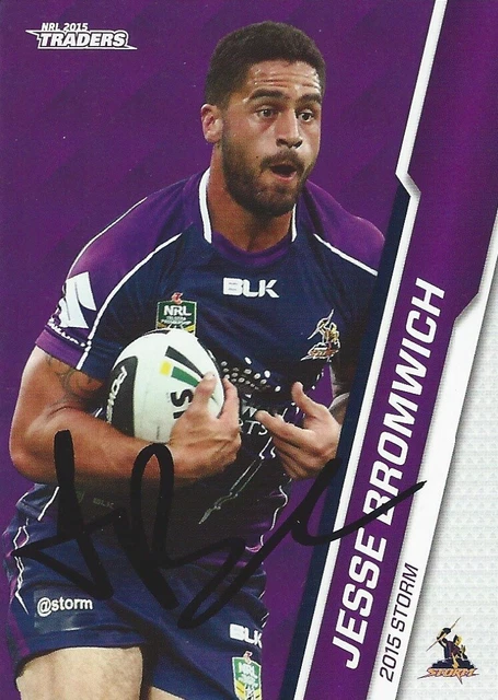SIGNED 2015 MELBOURNE STORM NRL Card JESSE BROMWICH EUR 5,78 - PicClick FR SIGNED 2015 MELBOURNE STORM NRL Card JESSE BROMWICH EUR 5,78 - PicClick FR