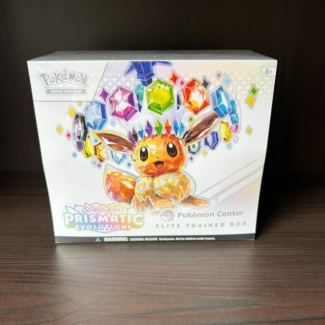 POKÉMON CENTER PRISMATIC Evolutions Elite Trainer Box PC ETB - New ...