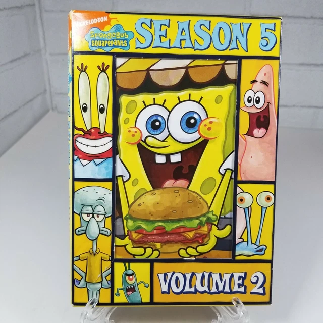 SPONGEBOB SQUAREPANTS SEASON 5 Volume 2 DVD Box Set $14.99 - PicClick CA