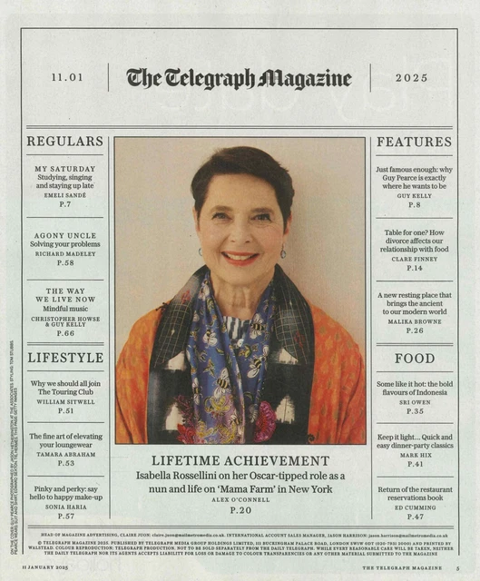 TÉLÉGRAPHE REVUE : Guy Pearce, Isabella Rossellini, Emeli Sandé , Style ...