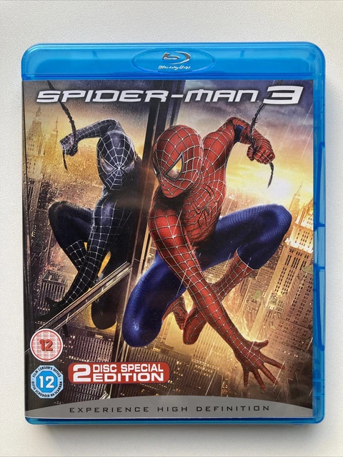 SPIDERMAN 3 BLU Ray 2 Disc Special Edition - Tobey Maguire-Region Free ...