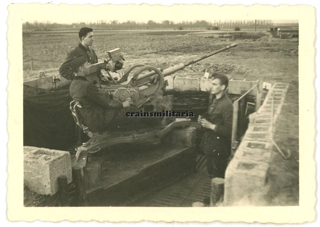 ORIG. FOTO RAD am leichtes Flak Geschütz in Stellung EUR 7,99 - PicClick DE
