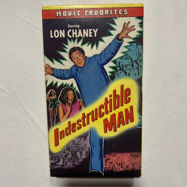 THE INDESTRUCTIBLE MAN (VHS, 1956, Lon Cheney) £7.24 - PicClick UK