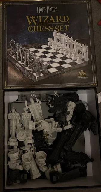 HARRY POTTER WIZARD Chess Set The Noble Collection Pieces As Selected £ ...