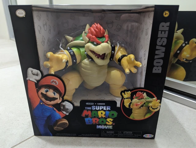 SUPER MARIO BROS Movie Fire Breathing Bowser Toy Jakks Pacific Brand ...