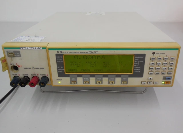 TOA DIGITAL SUPER megohmmeter DSM-8103 110VAC EUR 1.077,01 - PicClick FR