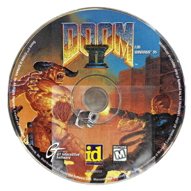 DOOM II : For PC WINDOWS 95 CD-ROM Video Game Disc Only $5.99 - PicClick