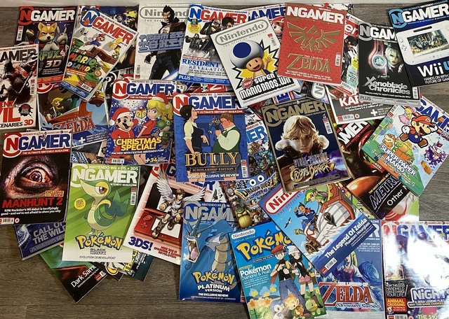 VINTAGE NINTENDO & NGamer Magazine Mega Bundle x98 Issues Pokemon Zelda ...