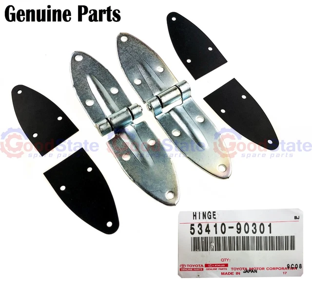 GENUINE TOYOTA LANDCRUISER HJ47 HJ45 FJ45 FJ43 Bonnet Hinge w Rubber ...