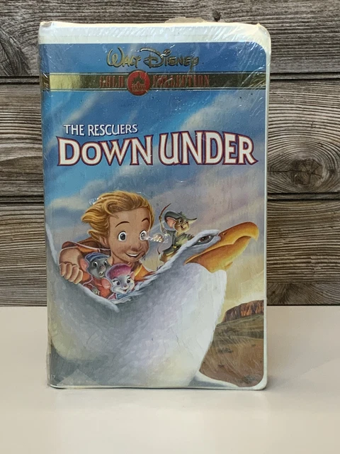 THE RESCUERS DOWN Under (Disney VHS, 2000) Gold Collection - Case bent ...