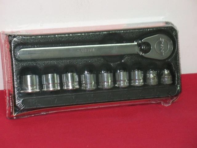 SNAP-ON-10 PC 3/8& Drive 12-Point Metric Flank Drive Low-Profile ...