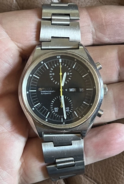 VINTAGE SEIKO JUMBO Chronograph 6138-3000 with Seiko Box £91.00 ...