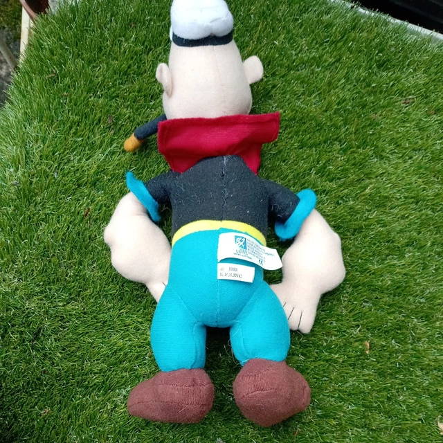 1993 GROVE INTERNATIONAL UK. 12" Popeye The Sailor Man Plush Soft Toy £ ...