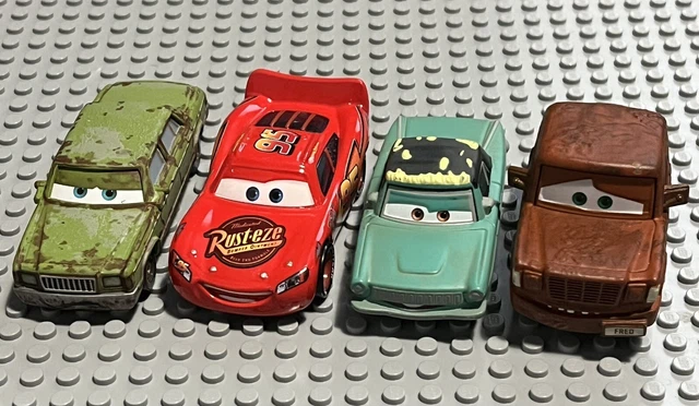 MATTEL DISNEY PIXAR Cars Diecast Lightning McQueen Fred Rusty Jonathan ...