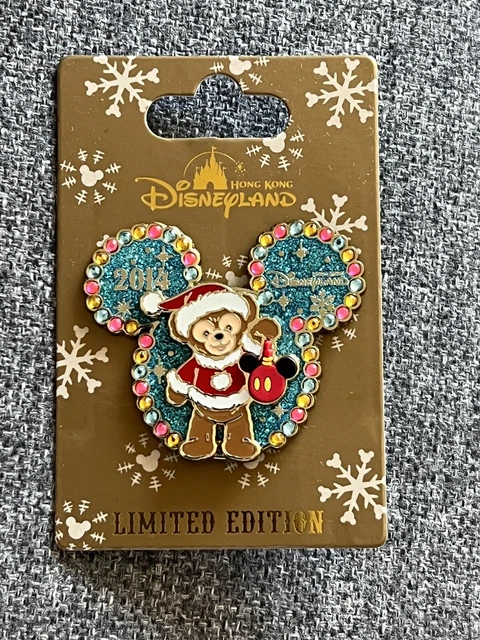 HONG KONG DISNEYLAND pin 2014 Christmas Santa Duffy pin LE500 $39.21 ...