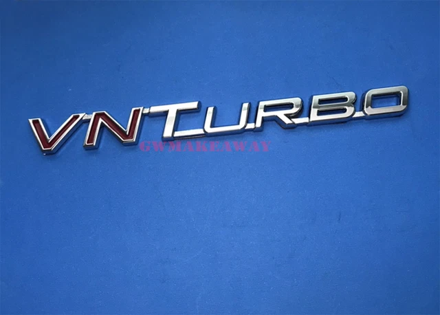 VN TURBO LOGO Emblem for Toyota Hilux Fortuner Mk6 Sr5 Vigo Mk7 Kun ...