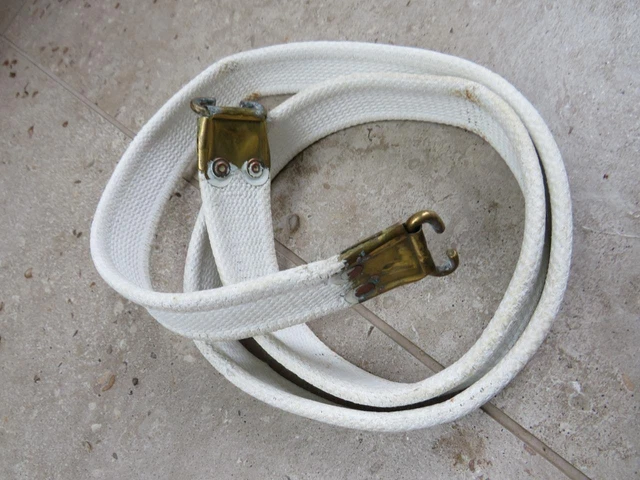 BRITISH MILITARY ARMY .303 Lee Enfield Webbing Sling, Blanco'd White £ ...