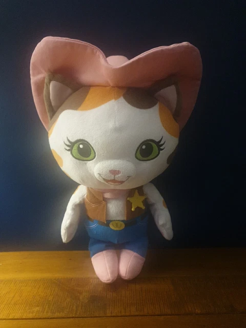 DISNEY SHERIFF CALLIE Junior Cowgirl Cat Kitty Stuffed Plush Soft Toy £ ...