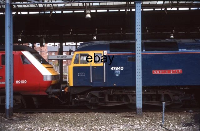 35MM RAILWAY SLIDE - Diesel Electric Loco Class 47. 47840 'North Star ...