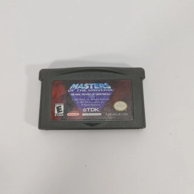 MASTERS OF THE Universe He-Man Power of Grayskull Nintendo Game Boy ...