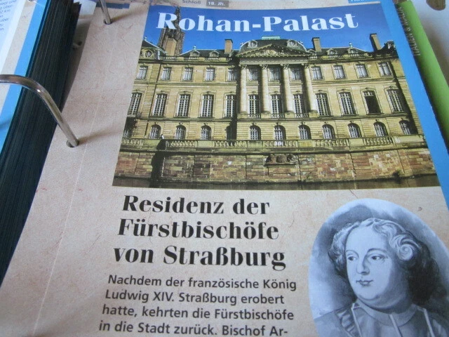 BURGEN UND SCHLÖSSER Frankreich Rohan Palast Straßburg EUR 4,72 ...