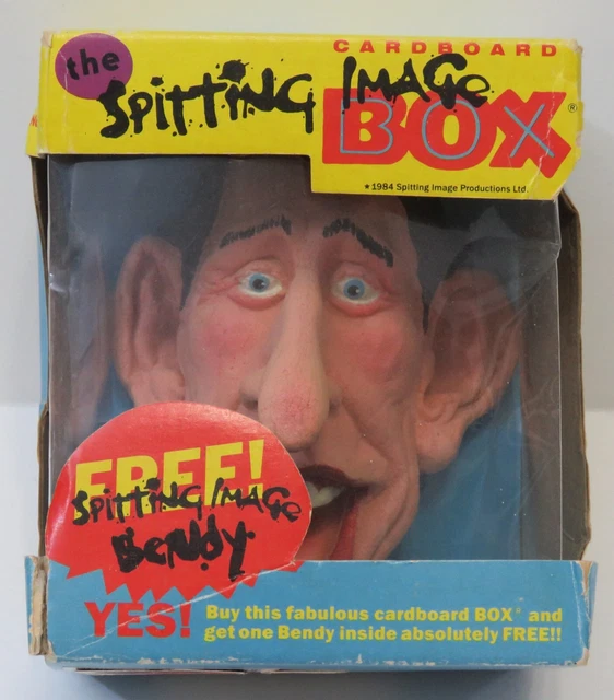 [KING] PRINCE CHARLES Vintage 1987 Spitting Image Bendy Finger Puppet w ...