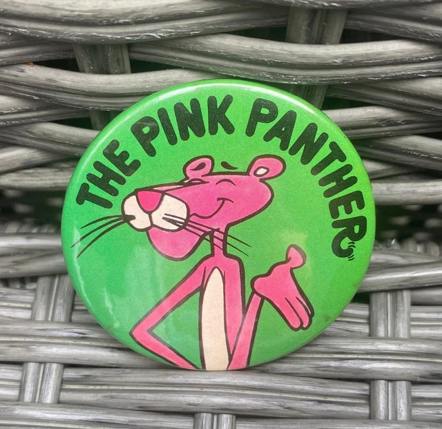 VINTAGE THE PINK Panther Cartoon Character 1960's Film TV Badge Pin £7. ...
