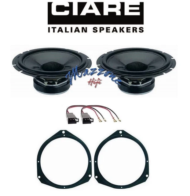 CIARE CW170Z SET 2 Haut Parleur Woofer Fiat Punto Type Sw Conn / Brkt > Avant EUR 73,58 ...