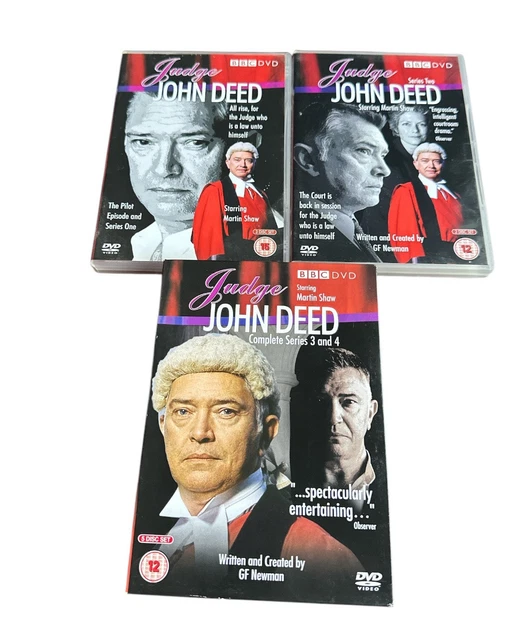 JUDGE JOHN DEED: Series 1-4 (and Pilot) Martin Shaw (4 x DVDs, 10 Discs ...