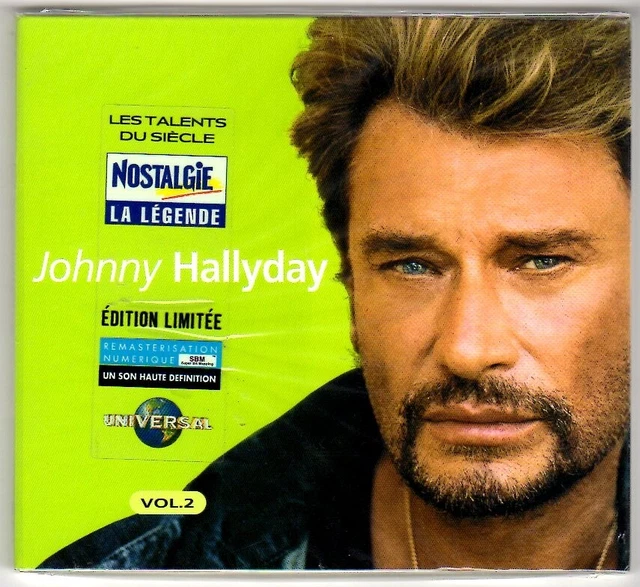 JOHNNY HALLYDAY LES talents du siècle vol. 2 neuf scellé digipack EUR ...