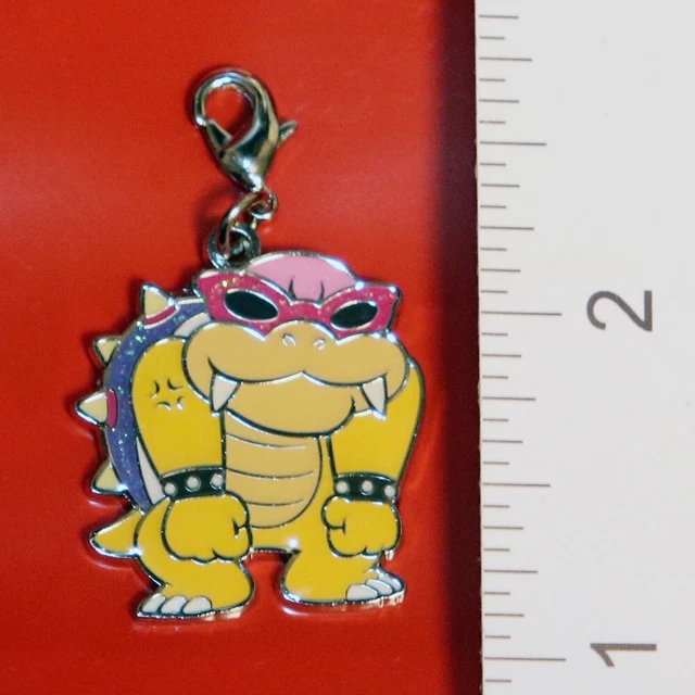 SUPER NINTENDO WORLD Roy Koopalings Bowser Metal Charm Keychain USJ ...