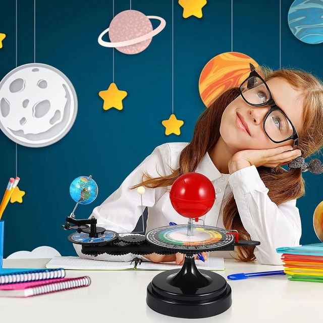 SOLAR SYSTEM MODEL Sun Earth Moon Model PVC For Classroom £33.34 ...