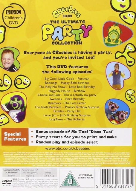 CBEEBIES - THE Ultimate Party Collection (DVD) £11.95 - PicClick UK